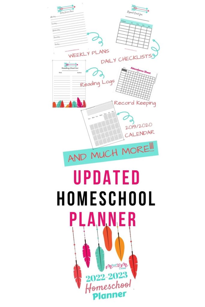 Absolutely Gorgeous Printable 2022/2023 Homeschool Planner - Smart Mom ...